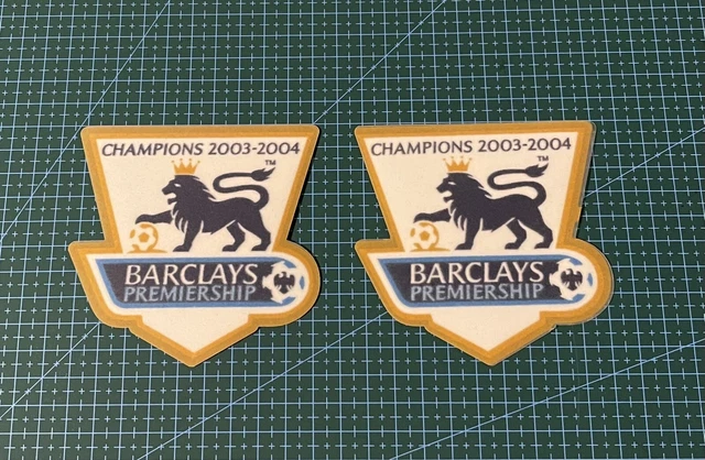 BARCLAYS PREMIER LEAGUE Champions Patches 2004/2005 Sleeve Badges ...