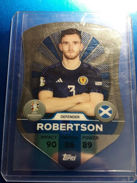 TOPPS MATCH ATTAX EURO 2024 -Andy Robertson - Shield - Scotland 🏴