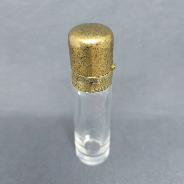 PETIT FLACON À Sel XIXème En Verre Et Métal Doré EUR 29,00 - PicClick FR