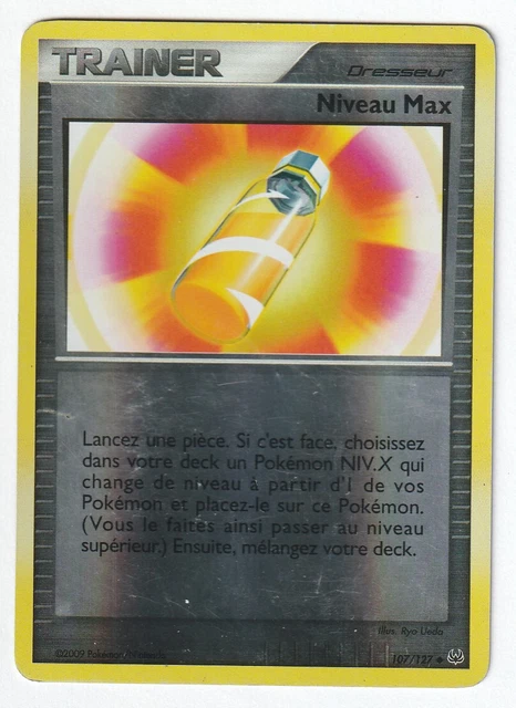 CARTE POKEMON NIVEAU MAX Trainer 107/127 REVERSE. PLATINE. FR EUR 1,80 ...