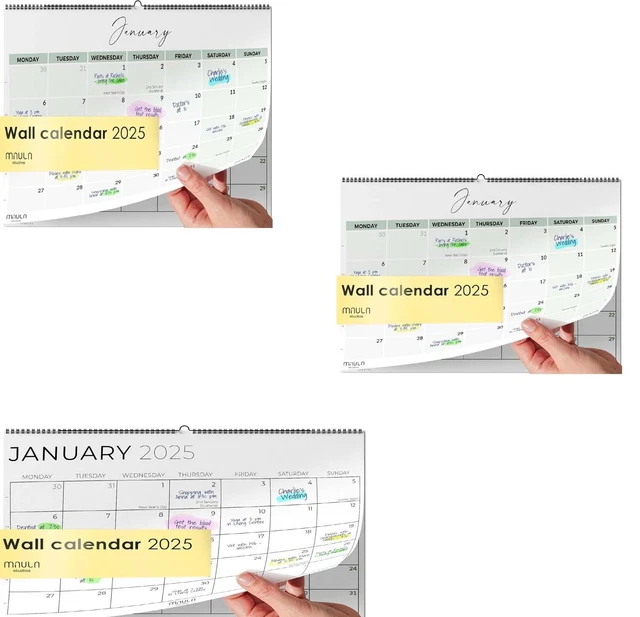 2025 CALENDAR FAMILY - Wall Calendar 2025 - Family Planner 2025 With 5 ...