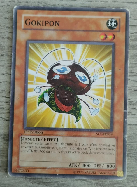 CARTE YU-GI-OH - Gokipon 1ère Edition 1996 SOI-FR019 EUR 1,80 - PicClick FR