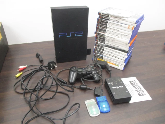 SONY PLAYSTATION 2 PS2 Console + Game Bundle - Tested & Working W ...