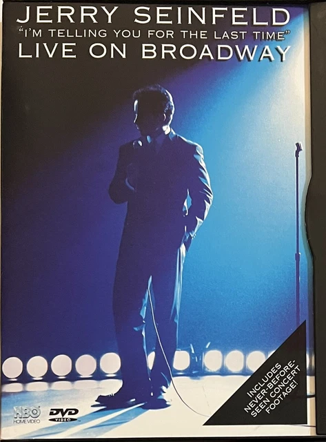 JERRY SEINFELD: IM Telling You For the Last Time (DVD, 1999) Live On ...