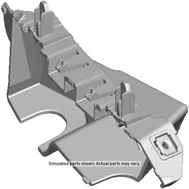 GENUINE GM DRIVER Side Front Bumper Fascia Guide 84824592 $47.51 ...