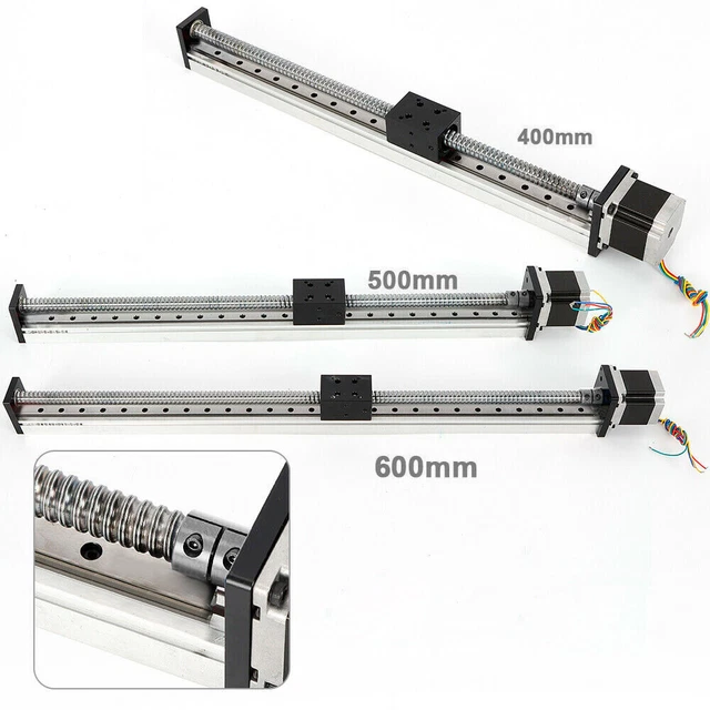 Ball Screw Cnc Linear Motion Rail Guide Slide Linear Stage Actuator Table Motor £94 52 Picclick Uk