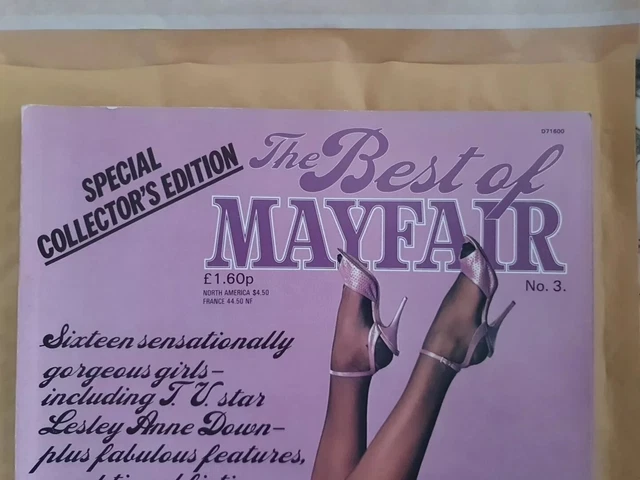 VINTAGE BEST OF Mayfair Magazine No 3 1983 Vol 18 Collectors Edition £25.00 - PicClick UK