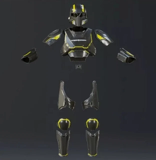 HELLDIVERS 2 COMPLETE Armour And Helmet-Custom Painted Visored 3D Print ...