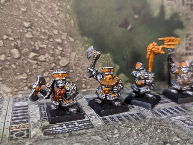 WARHAMMER FANTASY THE Old World Dwarfs Dwarf Ironbreakers X 5 Well ...