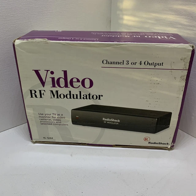 RADIO SHACK NO.15-1214 Rf Modulator Dvd Video Component Adapter New ...