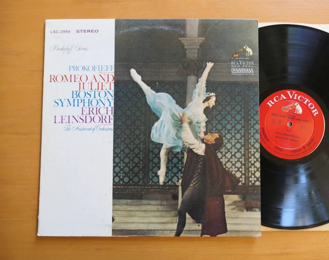 LSC-2994 PROKOFIEV ROMEO & Juliet Erich Leinsdorf 1968 EXCELLENT RCA ...