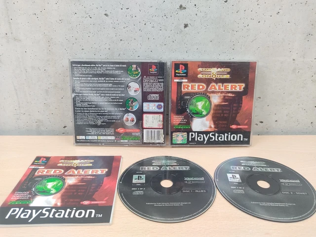 COMMAND AND CONQUER: Red Alert PS1 (COMPLETO) raro platino Sony ...