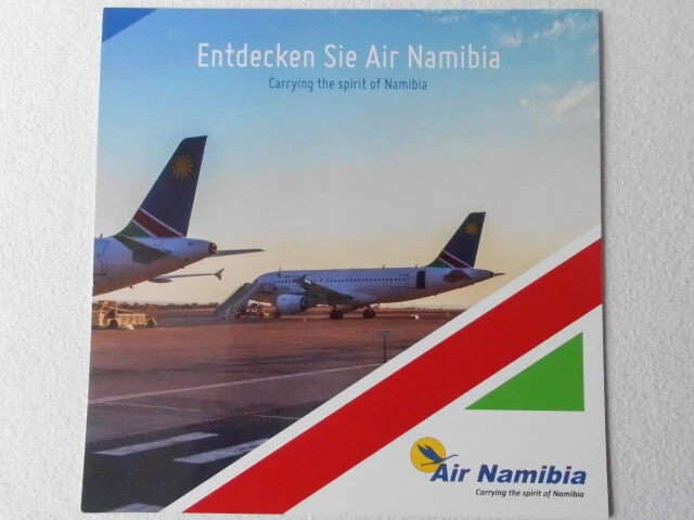 AIR NAMIBIA COMPANY Profile Route Map Fleet Info £4.72 - PicClick UK