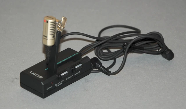 ORIGINAL SONY STEREO Mikrofon ECM 121 mit Clip, für Walkman, Top ...