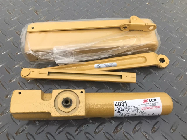 IR INGERSOLL RAND LCN 4031 DOOR CLOSER US3 Hw/PA LH Bright Brass - New ...