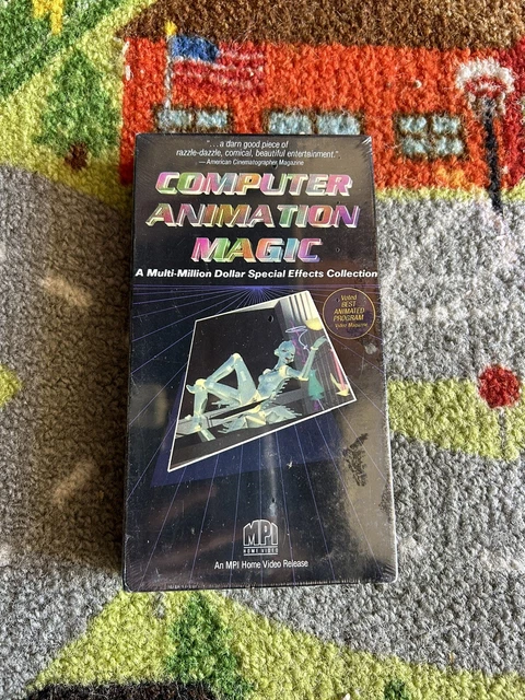 *RARE* COMPUTER ANIMATION Magic VHS Video MPI Home Video 1986 New ...