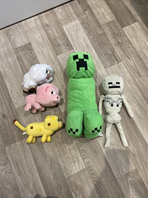 5 Piece Mojang Jinx Minecraft Soft Toy Plush Bundle £1699 Picclick Uk