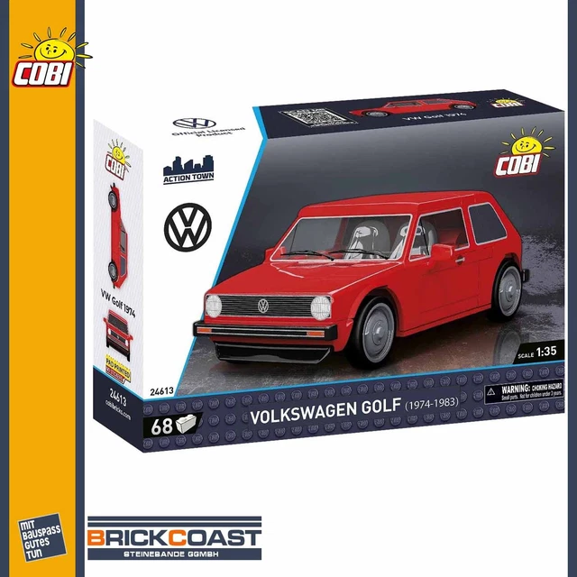 COBI 24613 VOLKSWAGEN Golf (1974-1983) + NEU & OVP + VW Golf Bausatz ...