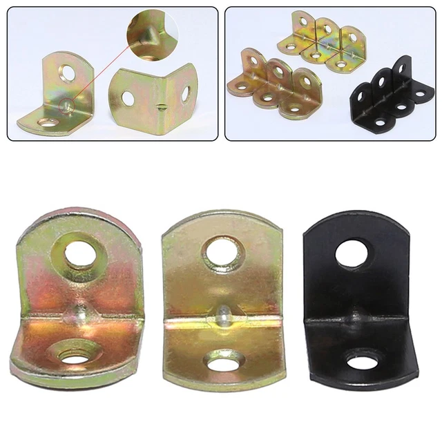 HEAVY DUTY L Shaped Right Angle Brackets for Fixing and Repair Set of ...