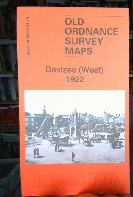 MAP OF DEVIZES (West) 1922 Wiltshire Sheet 34.13b NEW 9781787216358 £3. ...