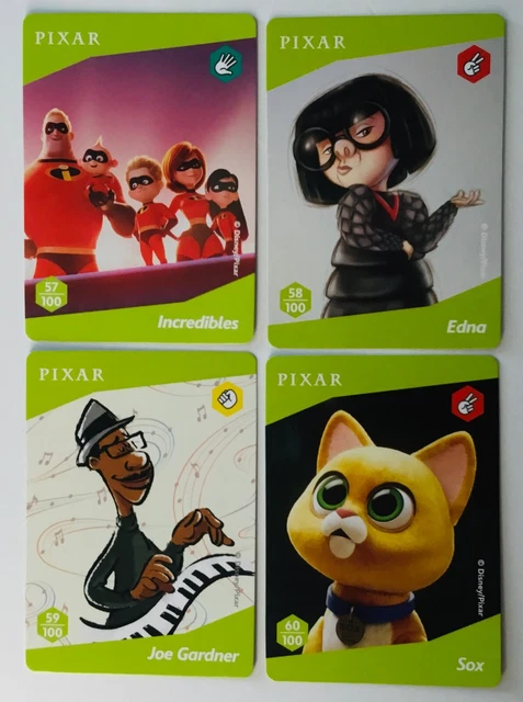DISNEY 100 WONDERS Pixar Collector Cards 2023 x 4 ‘Only at Woolworths ...