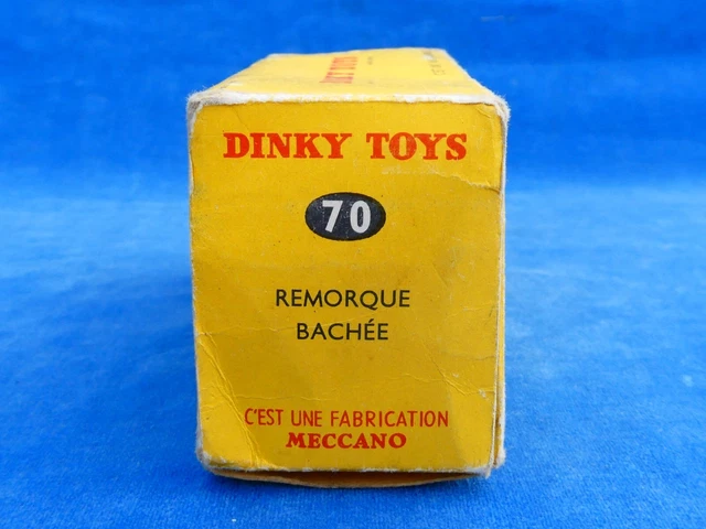 RARE ! DINKY TOYS 1:43 REMORQUE BACHEE N° 70 - BOITE Box EUR 24,90 ...