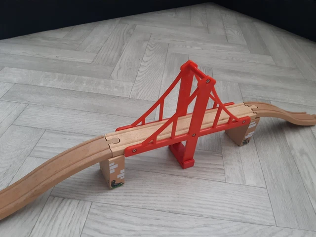 THOMAS TRAIN WOODEN suspension bridge Brio £10.00 - PicClick UK