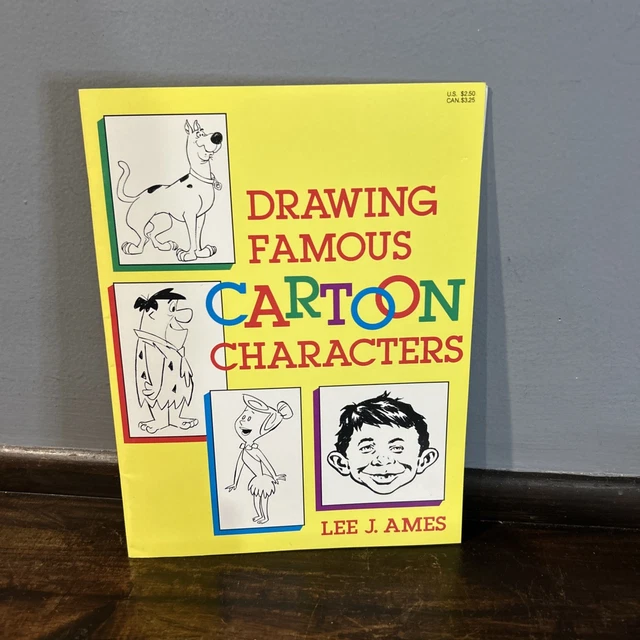 LEARN HOW TO Draw Famous Cartoon Characters Disney Book Great Condition ...