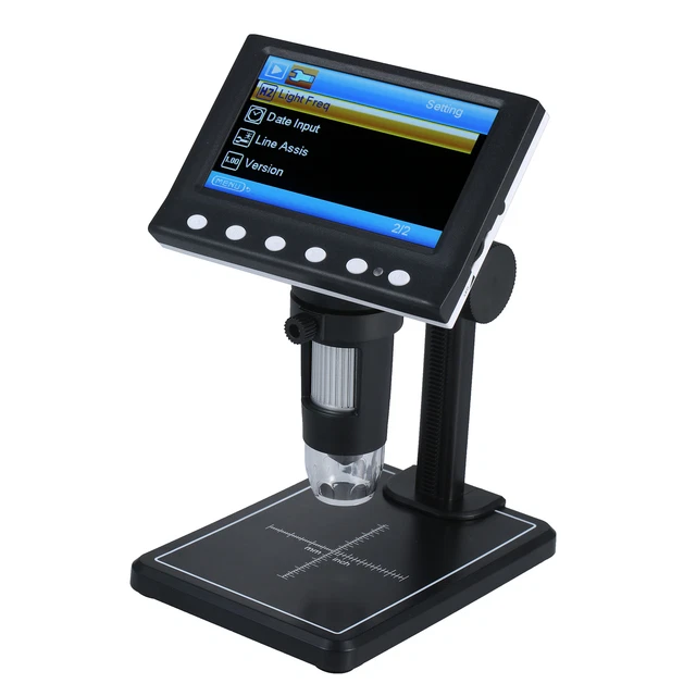 DIGITAL MICROSCOPE 4.3-INCH 1000X Magnification LCD Microscope Portable ...