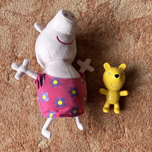 PEPPA PIG & Teddy Interactive Hide And Seek Peppa Plush Toy £10.78 ...