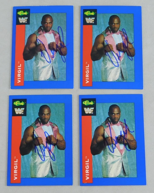 VIRGIL SIGNÉ WWF Classic Wrestling Card Wrestler WWE 1991 #58 NEUF DANS ...