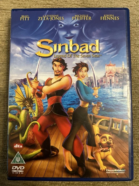 SINBAD: LEGEND OF the Seven Seas (DVD, 2003) Brad Pitt £3.99 - PicClick UK