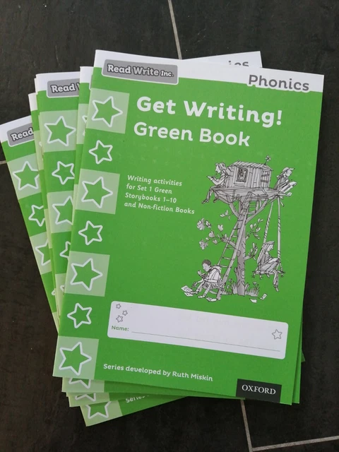 READ WRITE INC. Phonics: Get Writing! Green Book Pack (6) by Miskin ...