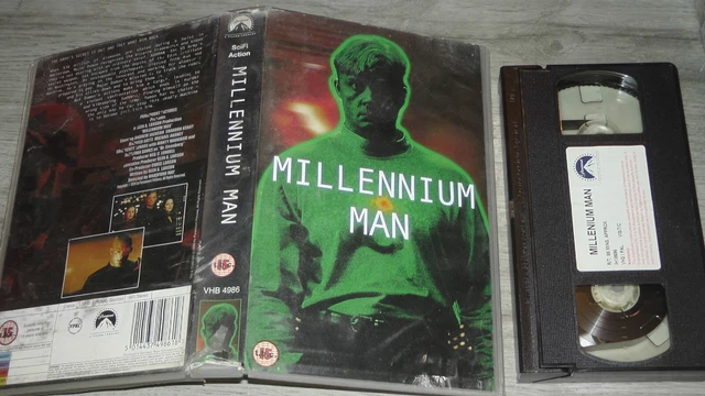 MILLENNIUM MAN VHS Video Big Box Timecode Sample Dealer Tape TBC Cert ...