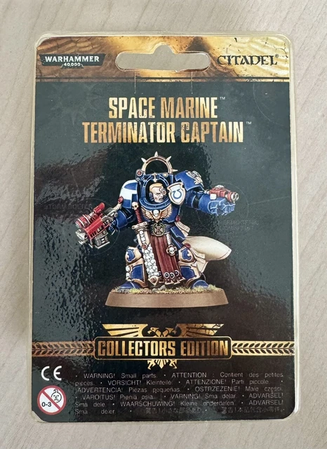 WARHAMMER 40K - Space Marine Terminator Captain Collectors Edition Gw ...