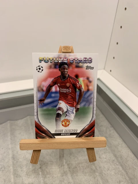 AMMIRAGLIA TOPPS UCC 23/24 KOBBIE MAINOO Future Stars Manchester United ...