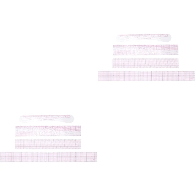 8 PCS CLEAR Sewing Rulers Set Curve Rulers Sewing Supplies quilting ...