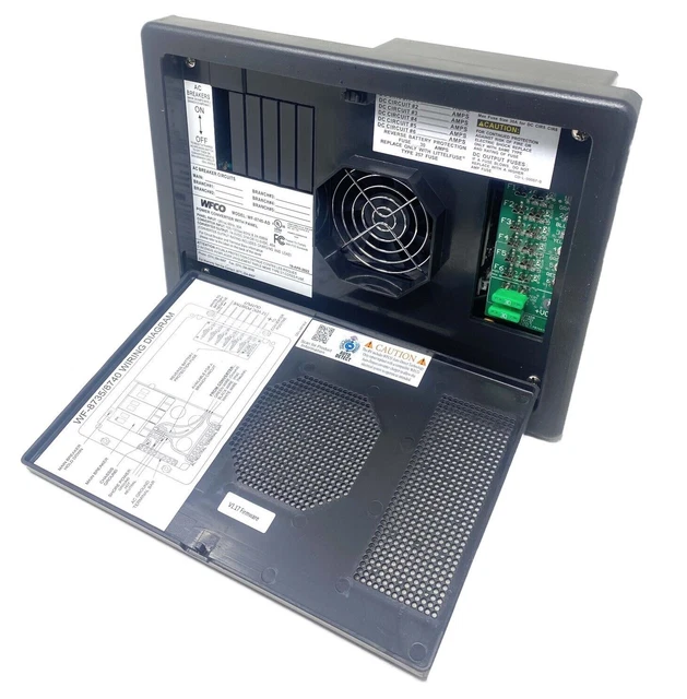 WFCO WF-8740-AD RV 40 Amp Power Converter Charger Distribution 12V DC ...