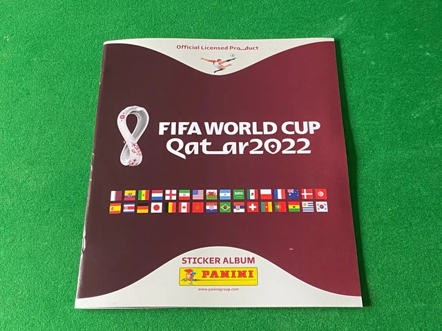 PANINI OFFICIAL WORLD Cup Qatar 2022 Stickers Album & 6 Free Stickers ...