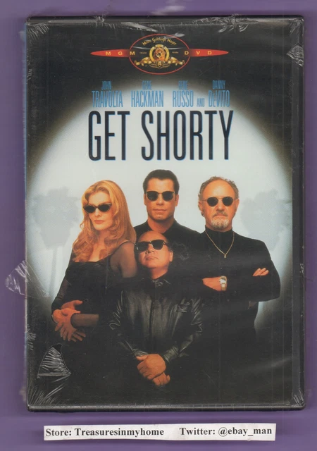 GET SHORTY DVD 1995 écran large John Travolta Gene Hackman Danny DeVito ...