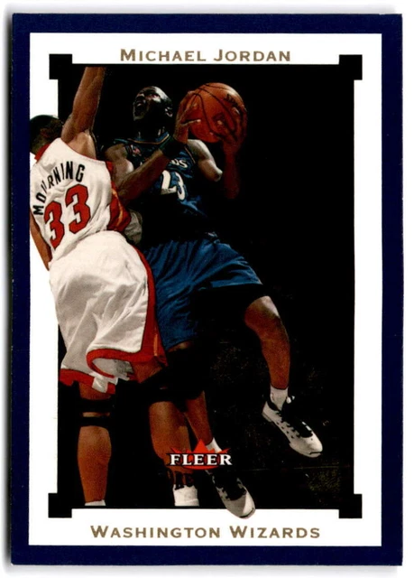 2002-03 FLEER PREMIUM #82 MICHAEL JORDAN Washington Wizards carte ...