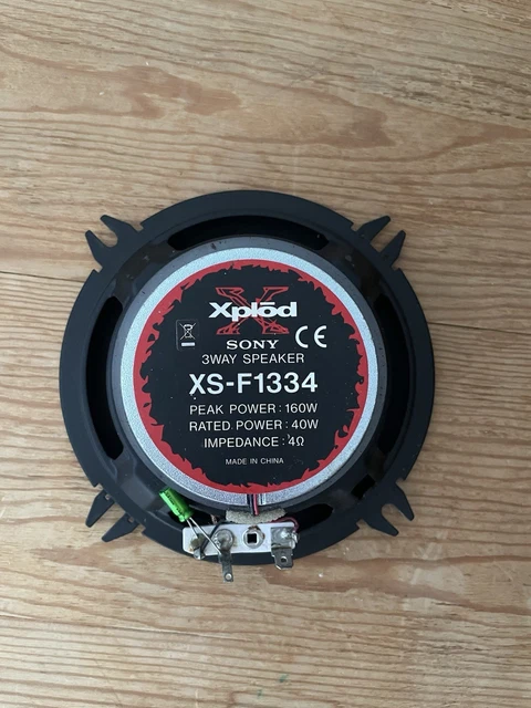 SONY XS-1334 TRIPLE Cone Single Speaker Never Used Excellent Condition ...