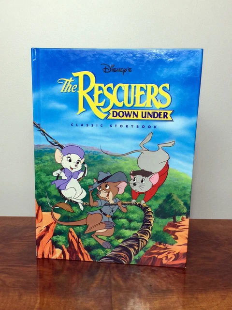 WALT DISNEY - The Rescuers Down Under; hardcover fiction comic children ...
