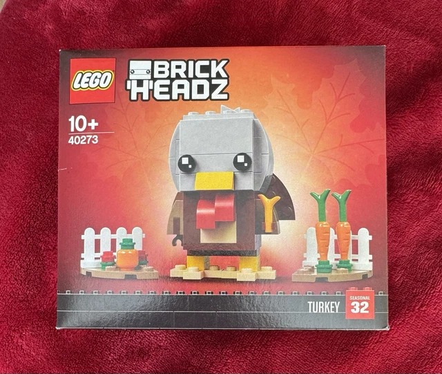 LEGO BRICKHEADZ 40273 Seasonal Thanksgiving Turkey Building Set £11.87 ...