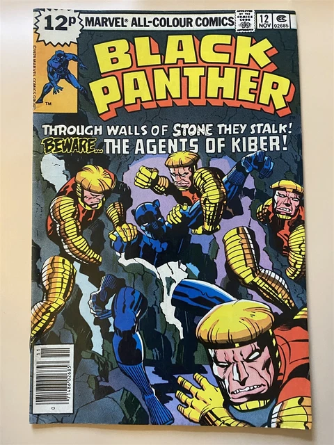 BLACK PANTHER #12 Jack Kirby Marvel Comics 1978 UK Price VF- £4.95 ...
