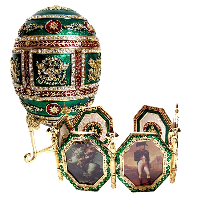 COPY NAPOLEONIC FABERGE Egg / Napoleonic Faberge Egg / Faberge Egg ...