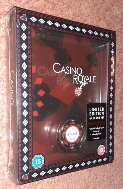 CASINO ROYALE 4K UHD Steelbook & 2D Blu Ray, "LTD ED Exclusive UK Edition NEW EUR 36,83 ...