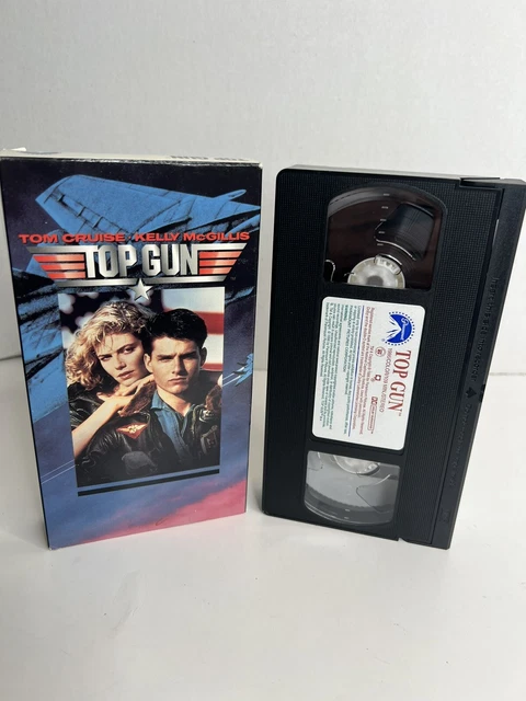 TOP GUN | 1986 | VHS | Tony Scott, Tom Cruise, Val Kilmer, Kelly ...