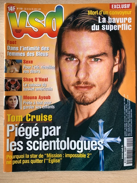 VSD MAGAZINE 22/06/2000; Tom Cruise/ Shaq O'Neal/ Mouna Ayoub/ Tracey ...