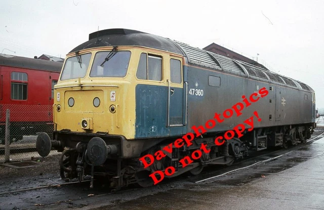 ORIGINAL 35MM Slide Diesel / Electric Train / Railway 47360 Doncaster ... ORIGINAL 35MM Slide Diesel / Electric Train / Railway 47360 Doncaster ...